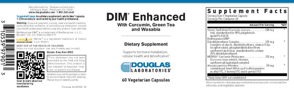 Douglas Labs DIM Enhanced | Emerson Ecologics