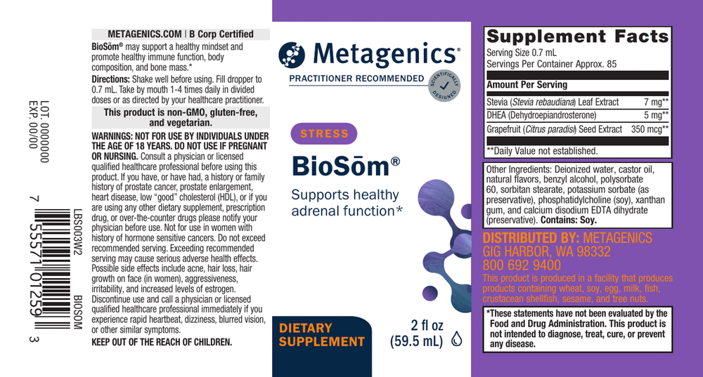 Metagenics BioSom® | Emerson Ecologics